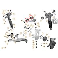 China For McLaren MP4-12C 625C 650S 675LT 720S 540C 570 570G Front Left and Right Upper Control Arm Ball Joint OEM 11B0721CP 11B0722CP for sale