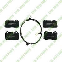 China For Aston Martin DB9 & V8 Vantage Rear Brake Pads & Wear Sensor OEM 7G43-2C562-AA 7G432C562AA for sale