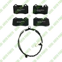 China For Aston Martin DB9 & V8 Vantage Rear Brake Pads & Wear Sensor OEM 7G43-2C562-AA 7G432C562AA for sale