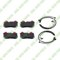 China For Aston Martin BD9 & V8-Vantage Rear Brake Pad Kit With Sensor OEM 7G43-2C562-AA for sale