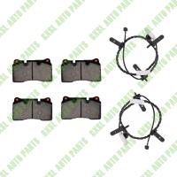 China For Aston Martin BD9 & V8-Vantage Front Brake Pad Kit With Sensor OEM 7G43-2D007-AA for sale