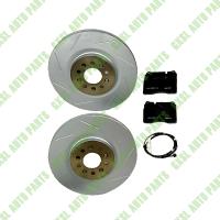 China For Aston Martin DB9 & V8 Vantage Front Brake Pads & Rotors Set OEM 4G43-28-10265 4G432810265 7G43-2D007-AA 7G432D007AA for sale
