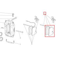 China For Maserati Quattroporte & Ferrari 430 F430 Rear Brake Pads OEM 70000936 for sale
