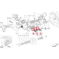 China For Maserati Quattroporte M139/Ferrari 430 Oil Pump O Ring Gasket OEM 148225 for sale