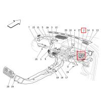 China For Maserati Grancabrio MC Granturismo Dashboard Left Side Air Vent OEM 68238500 for sale