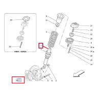 China For Maserati GranTurismo Front Shock Absorber Tape Inductance OEM 248217 for sale