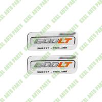 China 1 Pair For Mclaren 600LT Trim Metal Nameplate Logo Badge,Aluminum Name Tag Sign for sale