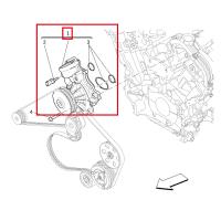 China For Maserati Diesel Water Pump OEM 46328182 for sale