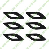 China For Maserati Quattroporte Matte Black Side Air Vent Fender Cover Car-Styling Exterior for sale