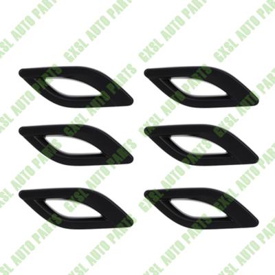 China For Maserati Quattroporte Matte Black Side Air Vent Fender Cover Car-Styling Exterior for sale