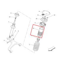 China For Maserati Quattroporte Ghibli Front Shock Absorber Dust Cover OEM 675000520 for sale