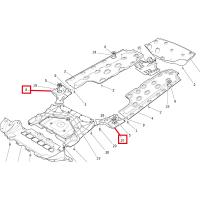 China For Maserati Quattroporte Ghibli Left & Right Front Underbody Guard OEM 670153481 670008855 670153483 670008857 670003438 for sale