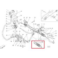 China For Maserati Ghibli M157 Quattroporte M156 Steering Box Dust Jacket OEM 673000004 for sale