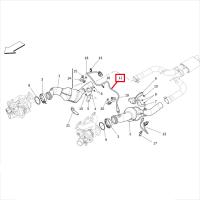 China For Maserati Quattroporte M156 Ghibli M157 Levante M161 Front Lambda Sensor Left Front Oxygen Sensor OEM 670009076 0258027101 for sale