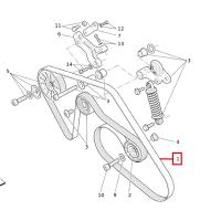 China For Maserati Quattroporte 2013-Onwards Compressor Control Belt OEM 270901 for sale