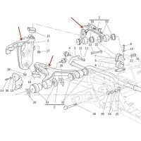 China For Maserati Quattroporte GranTurismo 4.2 4.7 Left Front Control Arm Set OEM 980139894 for sale