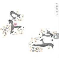 China For McLaren 570S 540C 570GT 600LT Right Front Lower Control Arm OEM 13B1258CP for sale