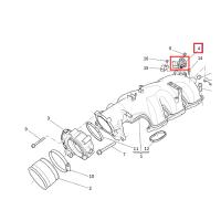 China For Maserati Ghibli Levante Quattroporte 2014-2017 M156 Air Intake Temperature Pressure Sensor OEM 272880 for sale