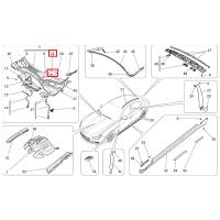 China For Maserati Ghibli 3.0 M157 2015 LHD Windshield Scraper Decorative Cover Front Left OEM 670013428 for sale