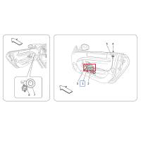 China For Maserati GranTurismo (Right Hand Drive) Front Right Door Window Switch Panel OEM 293426 for sale
