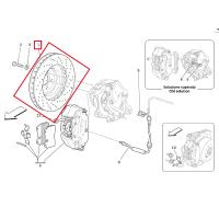 China For Maserati Granturismo & Quattroporte Rear Brake Rotors OEM 228411 for sale