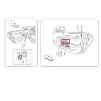 China For Maserati GranTurismo (Left Hand Drive) Front Left & Right Door Window Switch Panel OEM 293425 211918 for sale