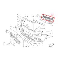 China For Maserati Ghibli M157 2014-2016 Front Bumper Grille Black OEM 670006937 for sale