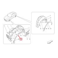 China For Maserati Levante 2017-2019 Front Left Wheel Housing Arch Moulding OEM 670089061 for sale