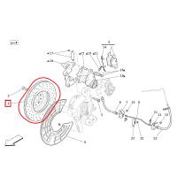 China For Maserati Levante Base Rear Brake Rotors Set OEM 670105705 for sale