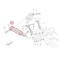 China For Maserati Ghibli Levante Quattroporte M156 M157 Rear Suspension Tie Rod OEM 670006273 for sale