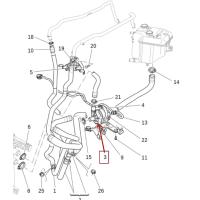 China For Maserati Ghibli Quattroporte 2014-2018 Electronic Auxiliary Water Pump OEM 670005347 for sale