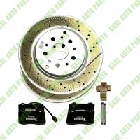 China For Maserati GranTurismo Gt Rear Brake Pads & Rotors OEM 257142 980139064 673010323 for sale