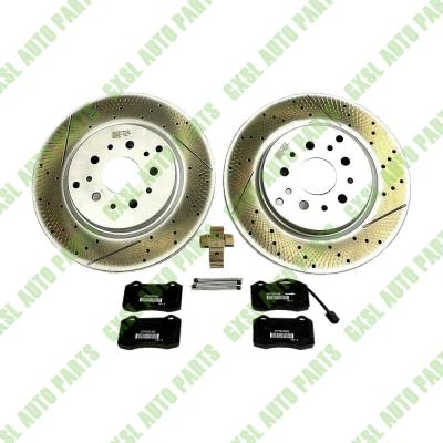 China For Maserati GranTurismo Gt Rear Brake Pads & Rotors OEM 257142 980139064 673010323 for sale