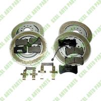 China For Maserati Ghibli SQ4 & Quattroporte AWD Front & Rear Brake Pads & Rotors OEM 670031597 673012377 673010331 670030935 ﻿ for sale