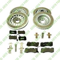 China For Maserati Quattroporte GTS Front & Rear Brake Pads & Rotors Kit OEM 980156012 670031597 670030936 673012377 for sale