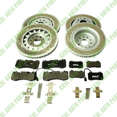China For Maserati Quattroporte GTS Front & Rear Brake Pads & Rotors Kit OEM 980156012 670031597 670030936 673012377 for sale