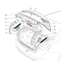 China For Maserati Quattroporte President Ghibli Rear Trunk Cover Pull Handle OEM 670108335 for sale