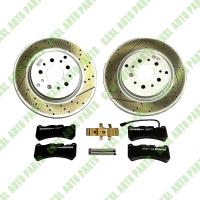 China For Maserati GranTurismo & Grancabrio Front Brake Pads & Rotors OEM 257141 673010328 980139070 for sale