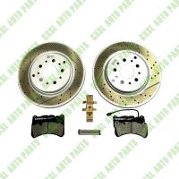China For Maserati GranTurismo & Grancabrio Front Brake Pads & Rotors OEM 257141 673010328 980139070 for sale