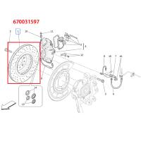 China For Maserati Ghibli SQ4 Quattroporte AWD Front & Rear Rotors Set OEM 670031597 670030935 for sale