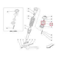 China For Maserati Granturismo M145 Quattroporte Rear Shock Absorber Top Glue OEM 228842 for sale