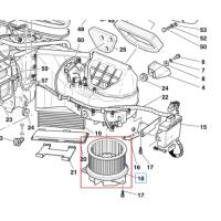 China For Maserati Quattroporte M139 Granturismo GT GranCabrio For Ferrari Hvac Blower Motor OEM 85256500 for sale