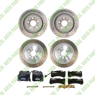 China For Maserati Ghibli SQ4 Quattroporte AWD Front & Rear Brake Pads & Rotors Set 2017 + OEM 670030935 670035019 673010331 673012377 for sale