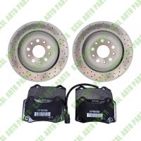 China For Maserati Ghibli SQ4 Quattroporte AWD Front & Rear Brake Pads & Rotors Set 2017 + OEM 670030935 670035019 673010331 673012377 for sale