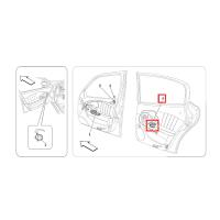 China For Maserati Quattroporte 2007-2016 M139 M156 Rear Right Side Window Switch OEM 188258 for sale