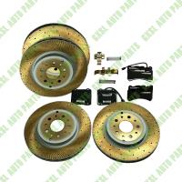 China For Maserati Granturismo Gt Front & Rear Brake Pads & Rotors Set OEM 228411 257141 673010323 673010328 980139064 980139070 for sale