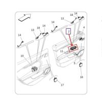 China For Maserati Ghibli Levante Quattroporte M156 2014-2017 Front Left Master Power Window Switch Assembly OEM 670025406 for sale