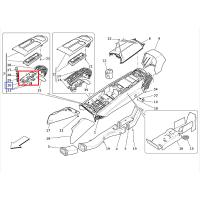 China For Maserati Ghibli S Q4 - Center Console Cup Holder Slot OEM 670018482 for sale