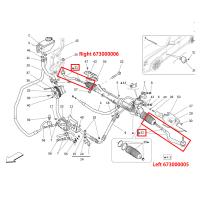 China For Maserati Ghibli Quattroport 2014-2017 Left Inner & Outer Rod End kit OEM 673000005 for sale