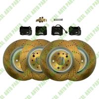 China For Maserati Granturismo Quattroporte Front & Rear Brake Pads & Rotors Set OEM 202016 216226 673010321 673010323 673012040 for sale